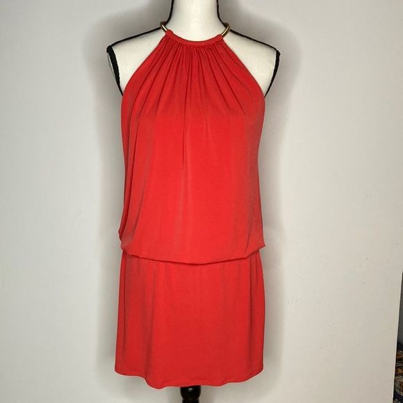 Jessica Simpson | Dresses | Jessicasimpson Dress Halter With Gold ...